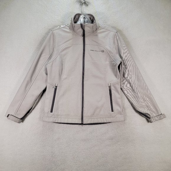 Free Country | Jackets & Coats | Free Country Gray Sherpa Lining ...